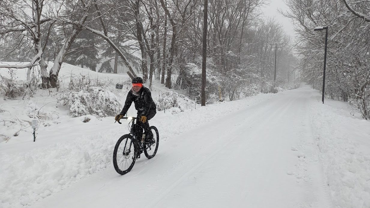 Snow time like the present (for a bike ride) - Madison Bikes