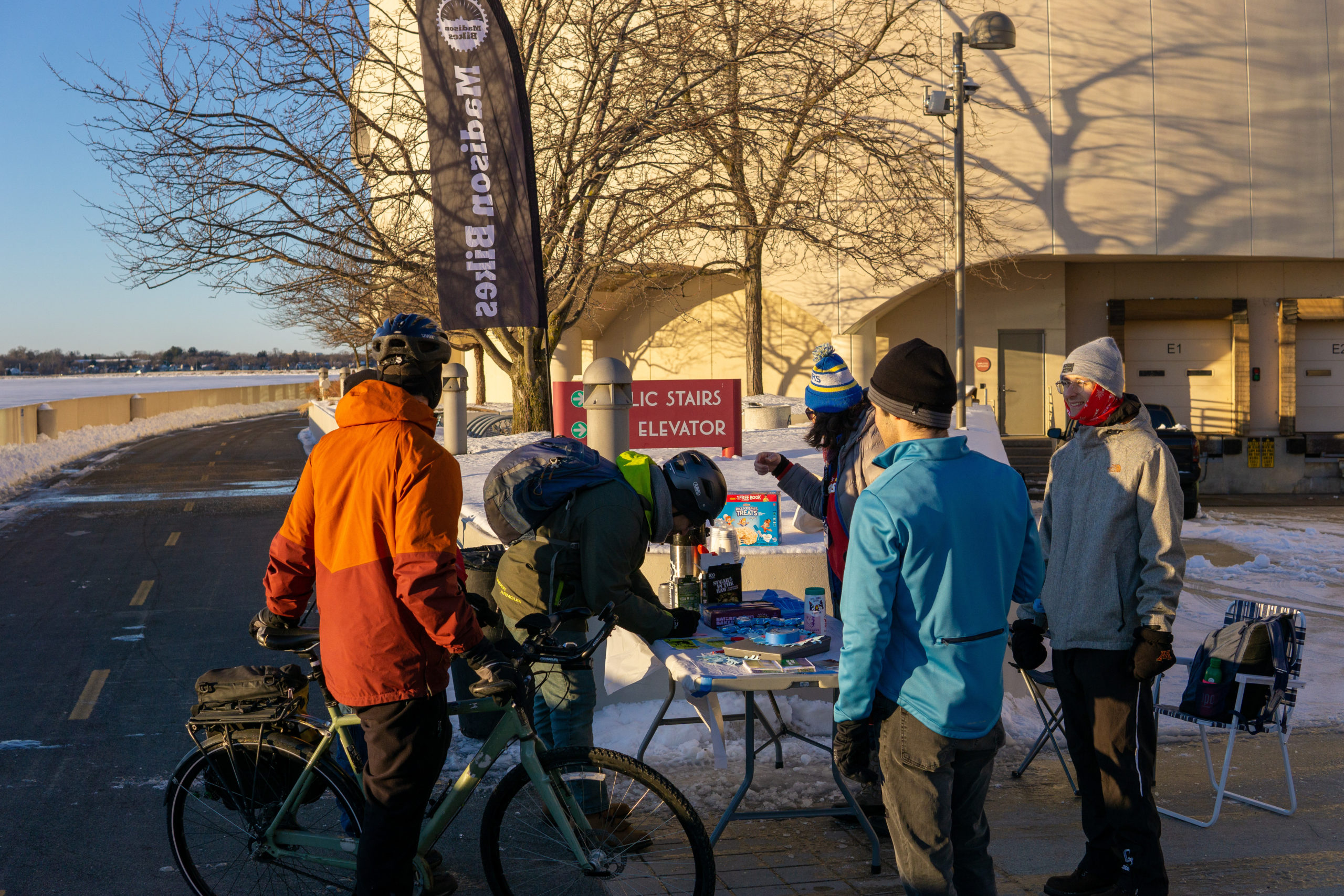 Snow time like the present (for a bike ride) - Madison Bikes